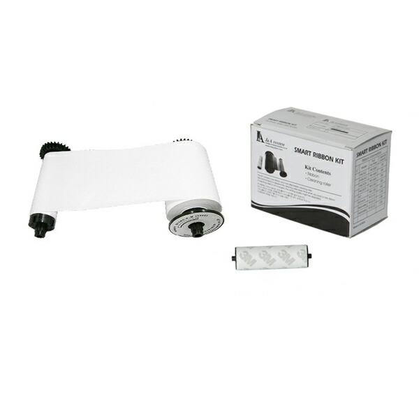 【代引不可】【送料無料】*北海道・沖縄・離島を除く｜返品種別B｜プリンタ本体＋カード発行ソフト(夢プリント)＋WEBカメラ＋YMCKTカラーリボンキット＋リボンキットBlack HQ＋7年保証|オフィス  OA機器  身分証明書 社員証  ...