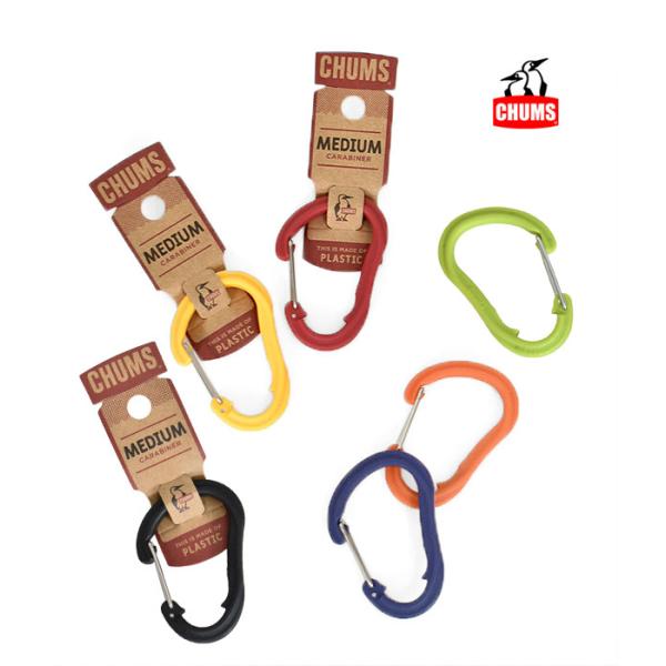 カラフルなプラスチック素材のカラビナ。こちらは使いやすいMサイズです。リュックサックやベルトループにつけたり、キーホルダーのように使ったり、日常使いにぴったりです。※クライミング用ではありません。素材プラスチック生産国CHINAサイズM　縦...