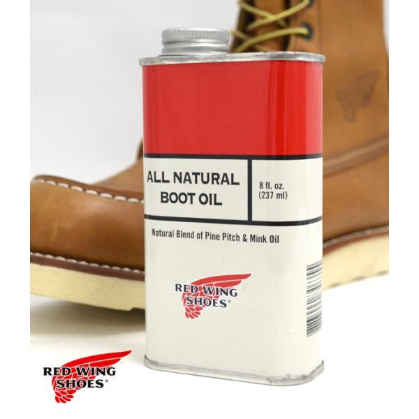 松脂（マツ属の木から分泌される天然樹脂）、天然ミンクオイル（動物のミンクから取れる動物性のオイル）など100％天然素材で作られた高品質な液体オイルです。 液体なので浸透性が高く、ミンクオイル成分が革に栄養を与え、保革・柔軟作用もあるのでしな...