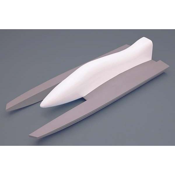 21クラス船外エンジン用アウトボード・トンネルF1ボート「Aqua LM2」用FRPキャビンです。 ヒートレース中の接触などによる破損の多いキャビンは別売りになっています。このFRPキャビンは、白ゲルコート仕上げなっており、そのまま付属のキ...