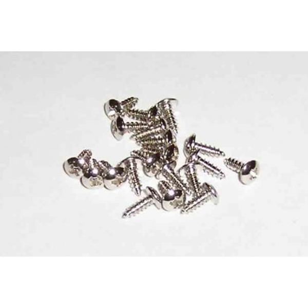 小さいサイズスクリューで、キャノピーやＦＲＰエンジンカウルなどの取り付け用です。　2.0mmx6mm（20個入）