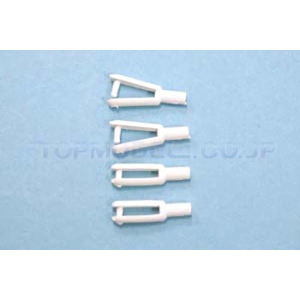 オール樹脂製で軽量・アジャストチップと一体成型の樹脂スナップピン式になっています。軽量なので小型電動機にもお勧めです。適応ロッド：1.8mm〜2mm4個入