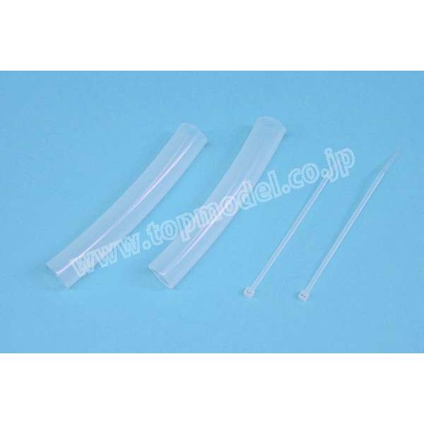 耐熱性が高く、耐油性・耐衝撃性・耐摩擦性の強いシリコン樹脂のパイプです。模型エンジンのマフラーの排気口に付けて、機体の汚れを防いだり排気口の方向を変えたり、エキゾーストパイプとして使用できます。また、チューニングマフラーとのジョイントパイプ...