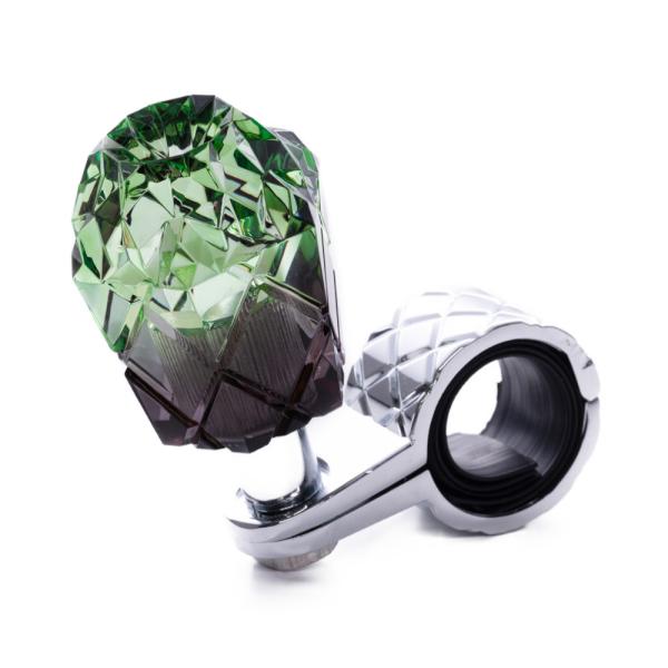 【商品名】雅 ハンドルスピンナー ダイヤカット スモーク/グリーン ベアリング入り MI-SP-SMGR【商品説明】■透明感バツグンのダイヤカットデザイン！■人気のグラデーションカラー【各種仕様】■入数：1個■カラー：スモーク/グリーン■適...