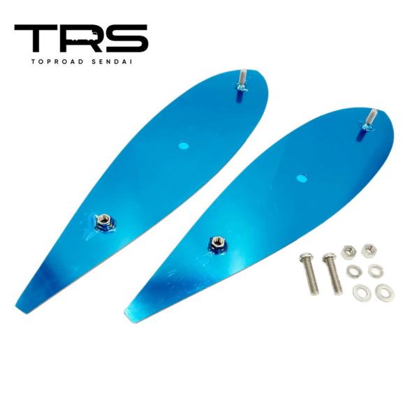 ■メーカー：TRS■入数：1台分 (L/R 2個セット)■品番：360013■材質：ステンレス■サイズ：約ヨコ410×タテ205mm■適合車種・汎用タイプ■適合マーカー・ナマズマーカーランプ 大 (品番 300301 - 300306)・高...