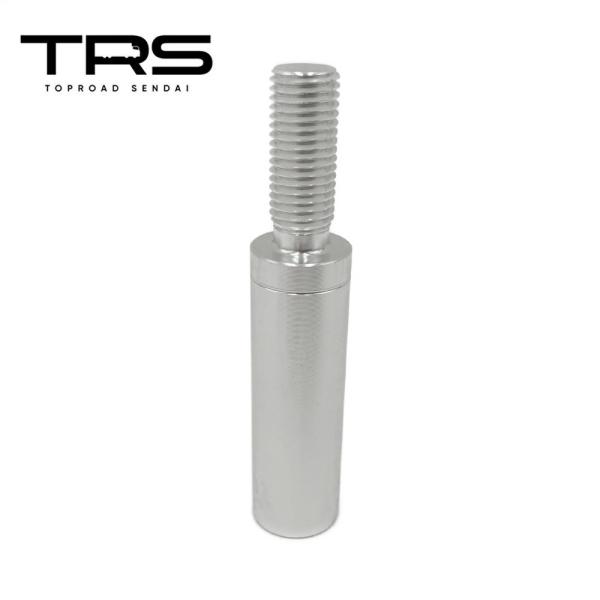 ■入数：1個■カラー：シルバー■材質：高品質アルミ合金製■口径：M10×1.25■サイズ：全長75mm（本体部 50mm　ネジ部：25mm）■本体部太さ：15mmφ■付属：角度調整用ナット×1