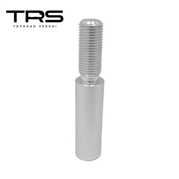 ■入数：1個■カラー：シルバー■材質：高品質アルミ合金製■口径：M12×1.25■サイズ：全長75mm（本体部 50mm　ネジ部：25mm）■本体部太さ：15mmφ■付属：角度調整用ナット×1