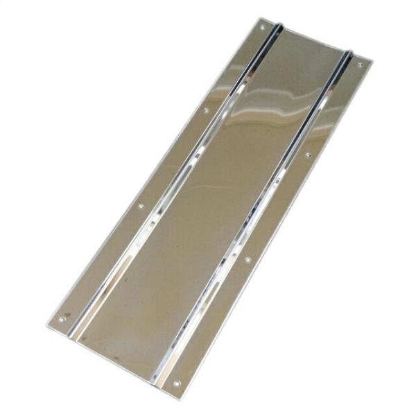 【商品名】エストック 泥除けステンレスプレート [折り込み式] 600mm×200mm 2枚セット ※裏板・ビス付 [ST-278P]【各種仕様】■品番：ST-278P■材質：ステンレス(厚さ0.8mm)■サイズ：ヨコ600×タテ200mm...