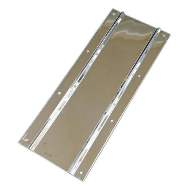 【商品名】エストック 泥除けステンレスプレート [折り込み式] 500mm×200mm 2枚セット ※裏板・ビス付 [ST-280P]【各種仕様】■品番：ST-280P■材質：ステンレス(厚さ0.8mm)■サイズ：ヨコ500×タテ200mm...