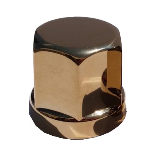 【商品名】エストック ゴールドナットキャップ 33mm 10個入 h50mm 樹脂メッキ [ST-345G] (ナットカバー)【商品説明】■ISOホイール(ナット33mm)専用ナットキャップ■ホイールナットを泥・ホコリ・サビ等から保護■ホイ...