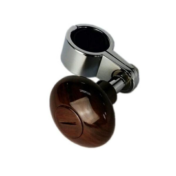 【商品名】エストック ハンドルスピンナー(ベアリング入り) ウッド [PR-67N]【各種仕様】■品番：PR-67N■カラー：ウッド■入数：1個■適合・ハンドルグリップ外径が28.5〜32mmΦの車両に取付可能【コメント】■ハンドル操作がら...