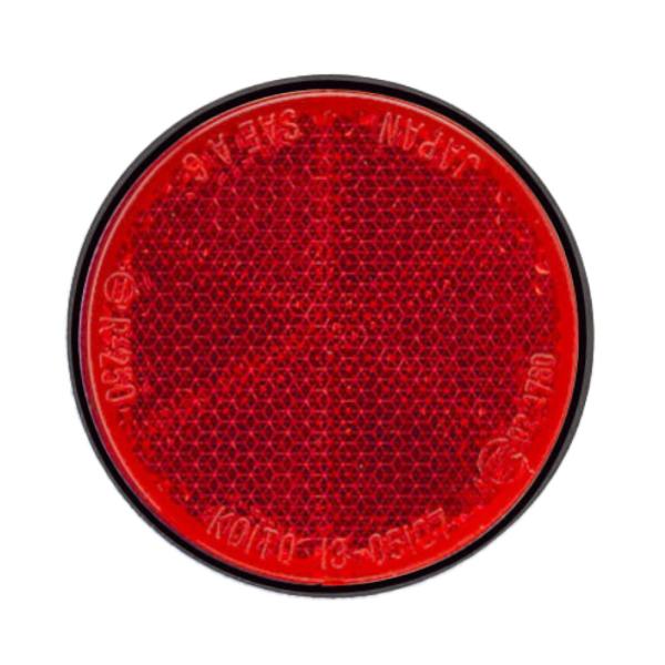 【商品名】小糸製作所 KOITO リフレックスリフレクター レッド 赤 センターボルト8mm NRRP-55A-C8【商品説明】■トラック・バス・トレーラー・産業車両用リフレックスリフレクター（RR）です。（※9人乗り以下の乗用車への取付け...