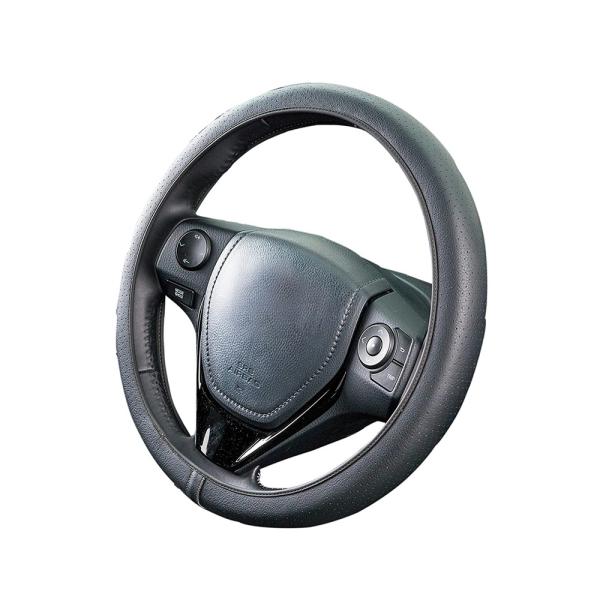 【商品名】トラック用ハンドルカバー ネオフィットレザー 乗用車 (36.5〜37.9cm) S [7726678]【商品説明】■ゴムリングを使わない新構造ハンドルカバー■太くならない！■取付簡単！【各種仕様】■入数：1個■品番：772667...