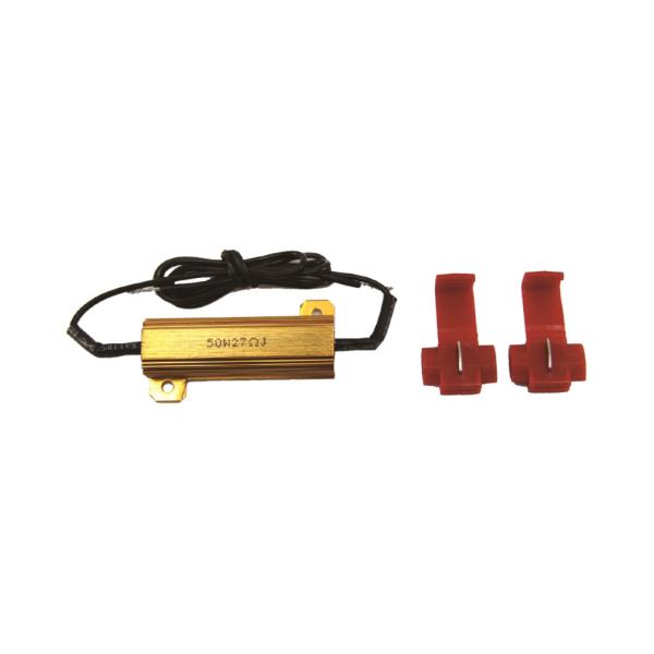 【商品名】JET ハイフラ防止キット 24V [527992]【商品説明】■LEDバルブを装着したときに起こるハイフラ現象の防止にご利用下さい。【各種仕様】■入数：1個■電圧：24V専用■品番：527992■備考：エレクトロタップ2ヶ付