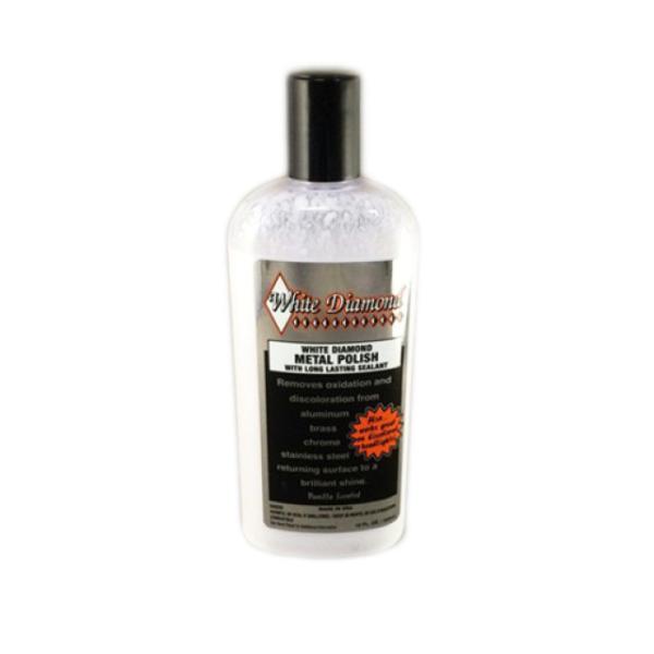 【商品名】ホワイトダイヤモンド メタルポリッシュ 355ml【商品説明】■コーティングされていないアルミホイール、アルミステップやその他の金属表面を手軽に掃除するための、速乾性のあるアルミ研磨濃縮液です。【各種仕様】■入数：1個■内容量：3...
