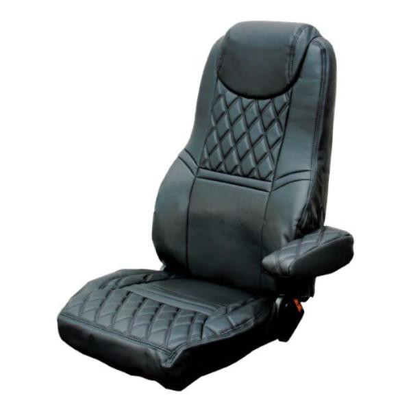 【商品名】ジェットイノウエ COMBI車種別シートカバー NEWプロフィア 黒/黒糸 595362【商品説明】■パンチング加工を施したレザーをセンター部分に採用することにより抜群の通気性を実現!!■快適な座り心地と疲労を和らげる厚さ10mm...