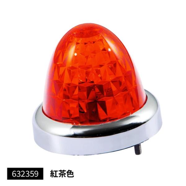 【商品名】ジェットイノウエ G-1プラマーカーランプ メッキリング 紅茶 632359【各種仕様】■サイズ：外径89.5mmφ×高さ78mm■材質（レンズ、ベース）PC（リング）ABS（ボルト、ナット）SUS（ソケット）スチール（パッキン）...