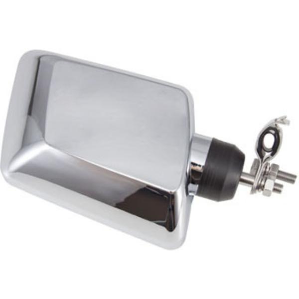 【商品名】JET バックショットミラー VER.1S ショートステー メッキ [501442]【商品説明】■眩しさを軽減し、距離感の掴みやすい防眩平面レンズ■取付金具はステンレス製なので錆びにくい■純正ミラーだけではとらえきれない死角をフォ...