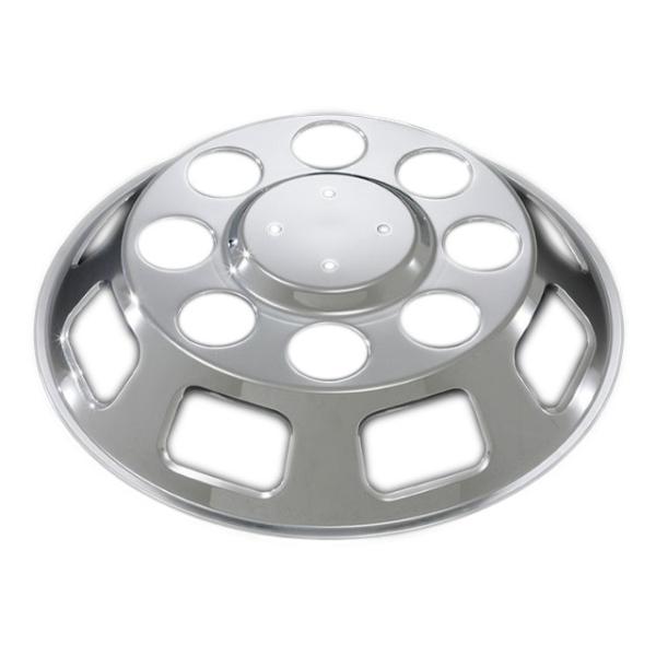 【商品名】ATS メッキホイールカバー ●大型車 (22.5インチ8穴) フロント用1輪分 BKT(取付ステー)付 [LCF-4]【各種仕様】■型番：LCF-4■セット内容・フロント用カバー×1・フロント用取付ステー×1(※商品はフロント1...