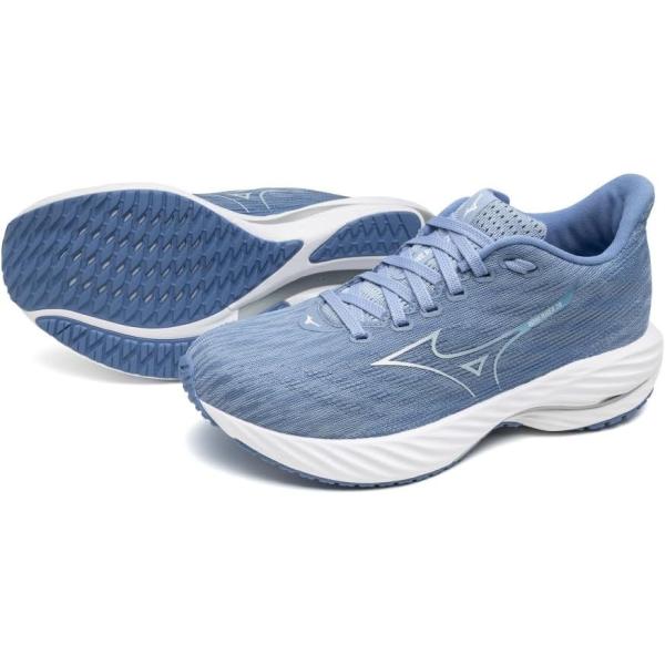 MIZUNO WAVE RIDER 28 SW(WMNS)ミズノ ウェーブライダー28 スーパーワイド(ウィメンズ)J1GD240625 ライトブルー/ホワイト/ブルーミズノ史上最高の高反発性素材「MIZUNO ENERZY NXT」を搭載...