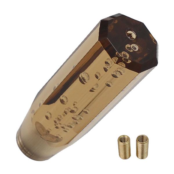 ■送料　【本州/四国/九州：900円】【北海道：900円】【沖縄：2440円】【※離島：別途見積もり】【商品説明】クリスタルシフトノブ アンバー※すべてのギアポジションでハンドルに接触しないかご確認下さい。 仕様(スペック)全長：150mm...