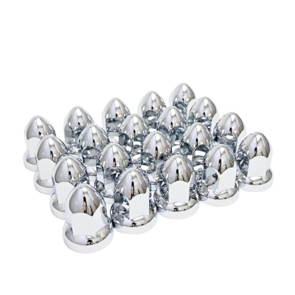 ■送料　【本州/四国/九州：900円】【北海道：900円】【沖縄：2440円】【※離島：別途見積もり】【商品説明】取り付けは工具類を使うことなく、ホイールナットに手で押し込み被せるだけの簡単装着。トンガリ ナットキャップ ISO規格 33m...