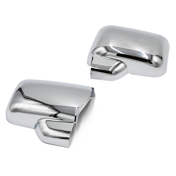 ■送料　【本州/四国/九州：900円】【北海道：900円】【沖縄：2440円】【※離島：別途見積もり】【商品説明】メッキ鏡面仕上げなのでミラー全体がメッキ仕様にドレスアップでき、愛車の高級感がアップ！ 装着はミラーの上から貼るだけの簡単取付...