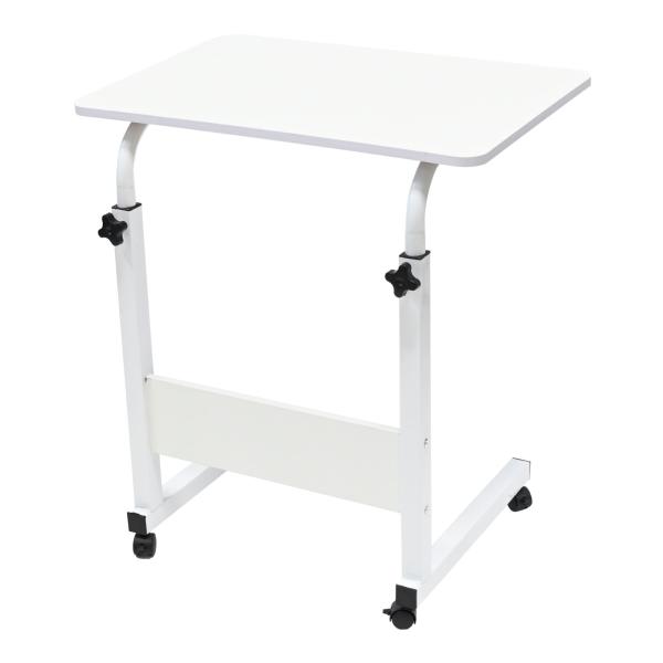 ■送料　【本州/四国/九州：1530円】【北海道：1930円】【沖縄：3070円】【※離島：別途見積もり】【商品説明】高さ調節が可能な、シンプルデザインの昇降式サイドテーブルです。リビング・寝室にはもちろん、ソファーテーブル、リモートワーク...