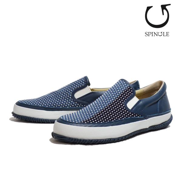 【発売日：2025年07月29日】商品説明SPINGLE（スピングル）SP-1063静岡県西部、遠州地方で織り上げられた伝統的な織物である「かつお縞（かつおしま）」をアッパーに使用した、Japan Beautyモデル。 遠州は、大阪・泉州、...