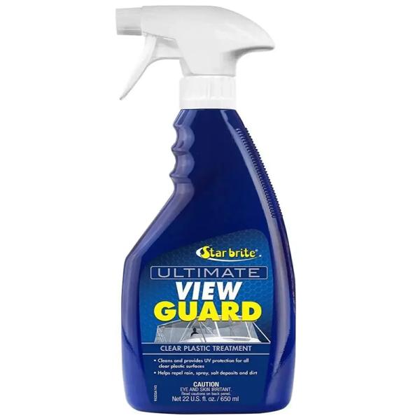 ■スターブライト社 アルティメット ビューガードボートのハードエンクロージャーのスプレータイプ耐UVコート剤です。きれいにするだけでなく、雨、塩分、汚れをはじき、視界をとてもクリアにし、荒天時でも良好な視界を確保します。汚れと砂をプロテクト...