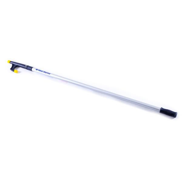 ■ウエストマリンのオリジナルボートフック　ミディアムひねるだけで長さが自由に調整でき、好きな長さで固定できます。2段階伸縮タイプ。ガラス繊維入りのナイロンヘッドは、線を引きやすくするために湾曲しています。また、柔らかい先端はボートへ傷を防ぎ...