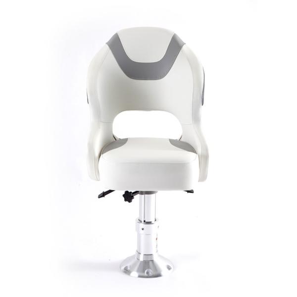 ヘルムステーション用のスポーツバケットシートです。シート素材はレザータイプのヘビーデューティーマリングレードビニールでインナーはオーバープッシュフォームパッドを使用しています。仕上げ、縫製も丁寧に製造されており、体をしっかりとホールドしてく...