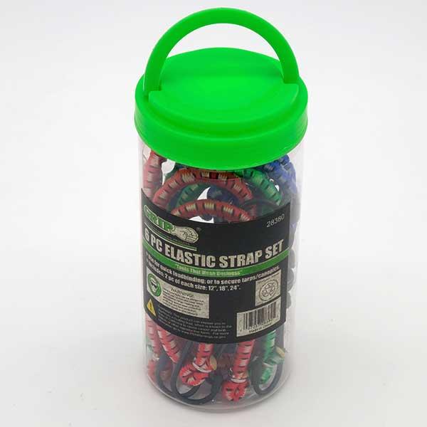 ■高い伸縮性を持ちながら、断裂や劣化に強い高品質素材を使用このバンジーコードセットは、耐久性のある高品質なラテックス素材を使用しており、高い伸縮性を持ちながら、断裂や劣化に強いため、長期間にわたって安心してご使用いただけます。各コードの端部...