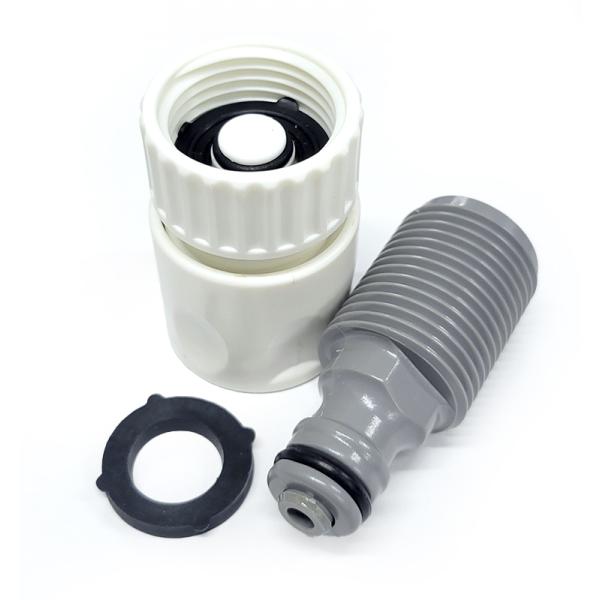 ■船外機のフラッシュ接続口に簡単接続が可能にエンジンのフラッシングポートに簡単に取り付けることができ、船外機の洗浄を素早く簡単にするSEAFIT製の継手です。フィッティングは、船外機のフラッシュ用ポートにねじ込み、真水ホースをすばやく接続し...