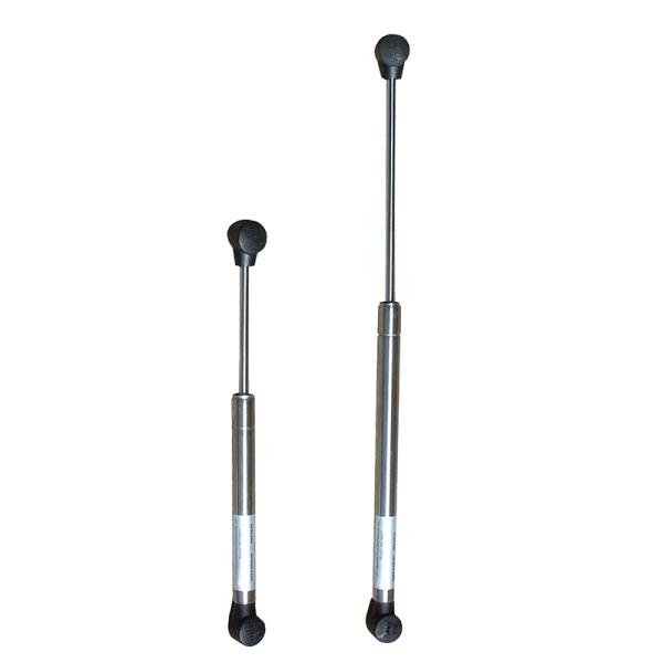 【テーラーメイド製　ストレージボックスやハッチ用ステンレス製エアーダンパー】海水環境での使用に最適なステンレス製。ガスシリンダーとピストンを組み合わせて構成されており、ドアやハッチが開くと膨張し、閉じると収縮するので、重たいハッチやストレー...