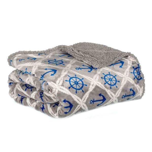 ■優雅なボートライフや自宅での寒い日のお供にビーチやボートの上での涼しい夜や暖炉のそばでの心地よい夜に最適な大判ブランケットです。雲のように滑らかな柔らかさと心地よい暖かさが特徴。幅152cm、長さ178cmと大版サイズなので、一つのブラン...