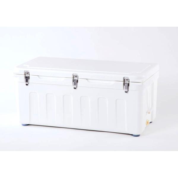 ■ローテーショナルモールド社製トップウォーターオリジナル スーパーコールドチェスト 120QT漁業関係者を対象にマグロ、カツオなどの鮮度管理を考えて製作した大型のアイスチェストで,外径サイズは130QT相当あり、分厚くすることのよって保冷力...