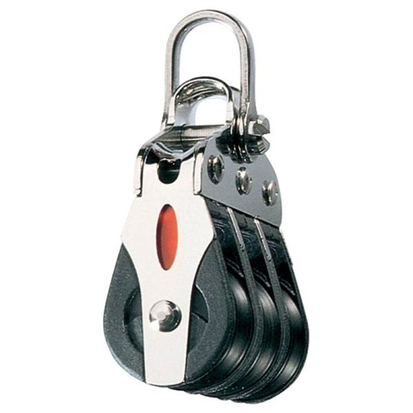 ■ロンスタン社の交換用ボールベアリングブロック　トリプルプーリーロンスタン社製20シリーズのブロック（滑車）で、用途が広く、ディンギーコントロールライン、ディンギーバング、カニンガムなど多くの場所に使用でき重宝します。歪みが少なく、アセター...