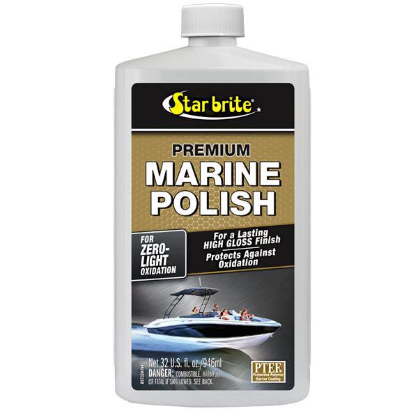 米国のボートメンテナンス用品では最もメジャーなスターブライト社のアメリカ製ボート用ポリッシュです。このマリンポリッシュは、フッ素樹脂を含みテフロン加工のように船体のファイバーグラス、金属、プラスチックをコートしてUVをブロック、驚くほどの艶...