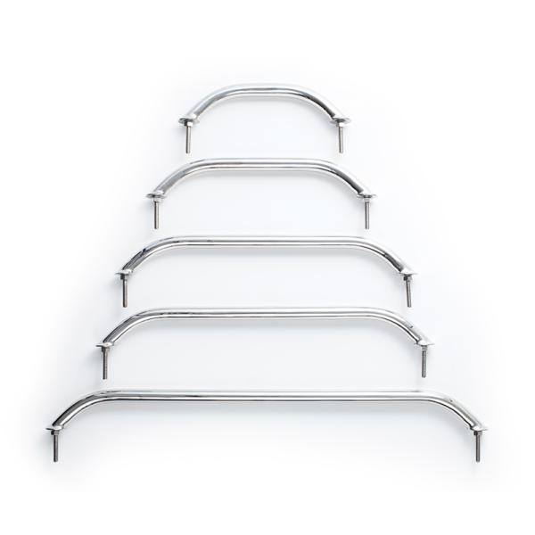 ■トップウォーター　オリジナルハンドレール　460ステンレス316製の鏡面仕上げで、とても美しい仕上がりです。すべてハンドメイドで曲げ・仕上げを行っているので、とてもシンプルですが曲線美を強調したデザインになっています。ハンドレールを変える...