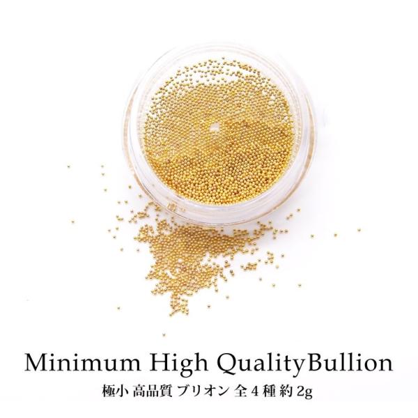 特徴  真鍮製、高品質なブリオンミックス！0.4mm前後の極小のブリオンです♪ストーンなどの隙間を埋めたり…使い方色々！便利なケース入り♪ネイルはもちろん、レジン封入にも◎カラーバリエーション  全4種類1.極小ゴールド2.極小シルバー3....