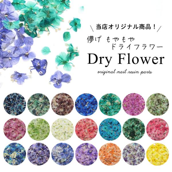 特徴儚げで美しい繊細なドライフラワーミックスです。カラーバリエーションは豊富な21色をご用意しました。埋め込みしやすいドライフラワーで、ニュアンスアートに最適です。ネイルアートやレジン封入、アクセサリー制作など…幅広いアートにお使い頂けます...