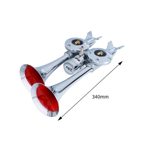 【商品コード：505794】JET INOUE/ジェットイノウエ製品になります。在庫/納期につきましてはお気軽にお問い合わせ下さい。ウィング付きの装飾となりリニューアルされたNEWシャトルホーン。フラットモデルで狭い場所でも取付け可能です。...
