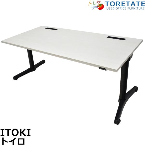 2026060801■メーカー イトーキ ITOKI ■シリーズ名 トイロ ■メーカー定価 ［不明］ ※同サイズJZT-1507NA-APLの場合 357,660円（税抜） ■寸法 全幅1600（天板幅1550）×奥行775×高さ650-1...