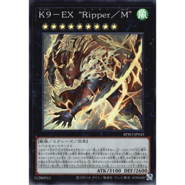 【発売日：2025年12月19日】レベル９モンスター×２　このカード名の(1)(3)の効果はそれぞれ１ターンに１度しか使用できない。　(1)：このカードが「K９」魔法・罠カードの効果で特殊召喚した場合、相手の墓地・除外状態のカードを２枚まで...