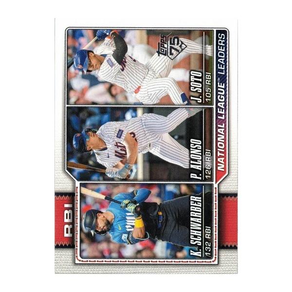 2026 Topps Series 1 Baseball 11 Pete Alonso,Kyle Schwarber,Juan Soto, (League Leaders)
