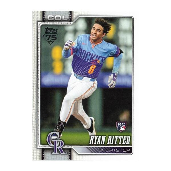 2026 Topps Series 1 Baseball 18 Ryan Ritter, Colorado Rockies RC