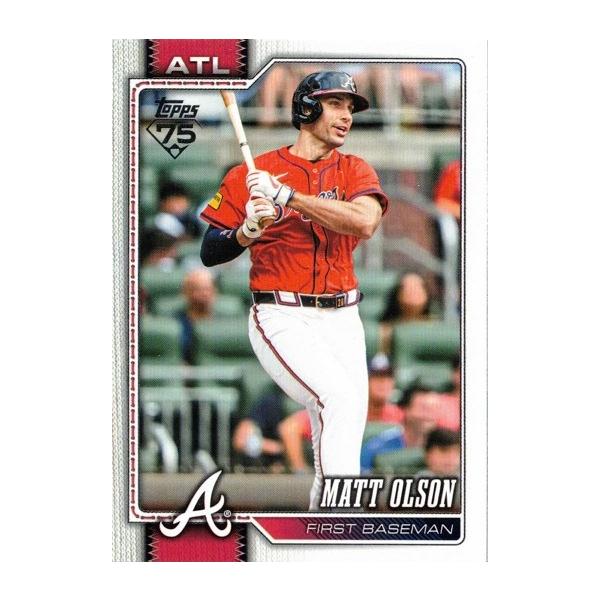 2026 Topps Series 1 Baseball 39 Matt Olson, Atlanta Braves