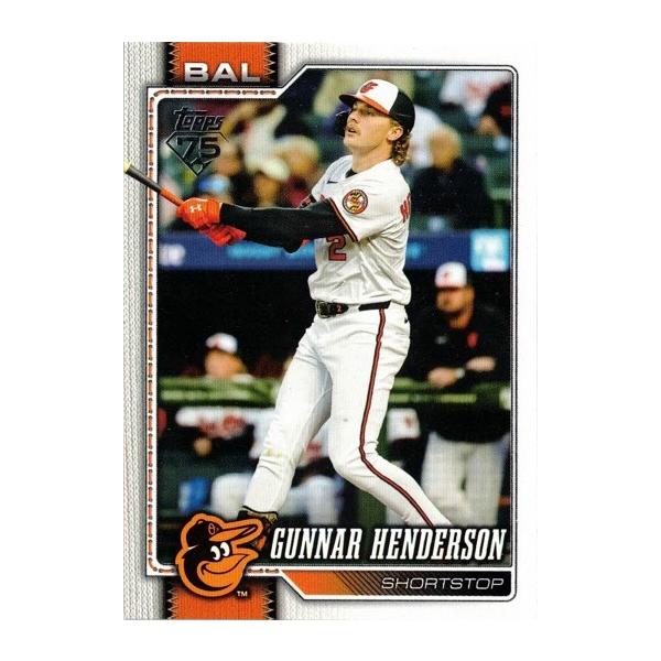 2026 Topps Series 1 Baseball 46 Gunnar Henderson, Baltimore Orioles