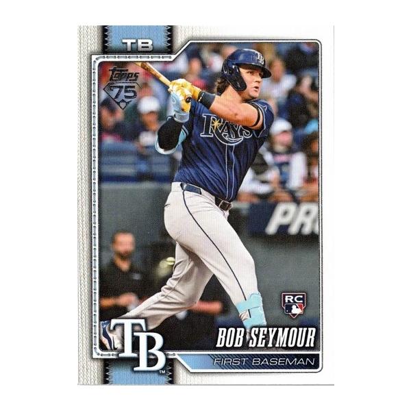 2026 Topps Series 1 Baseball 70 Bob Seymour, Tampa Bay Rays RC